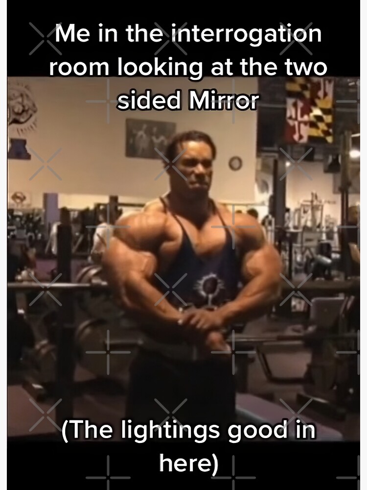 "Kevin Levrone schizo meme" Sticker for Sale by JohnMacKDesigns | Redbubble