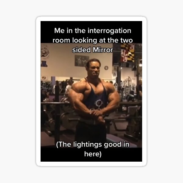 "Kevin Levrone schizo meme" Sticker for Sale by JohnMacKDesigns | Redbubble