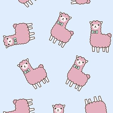 "Cute llama / alpaca pack pattern " Sticker for Sale by eureka29 ...
