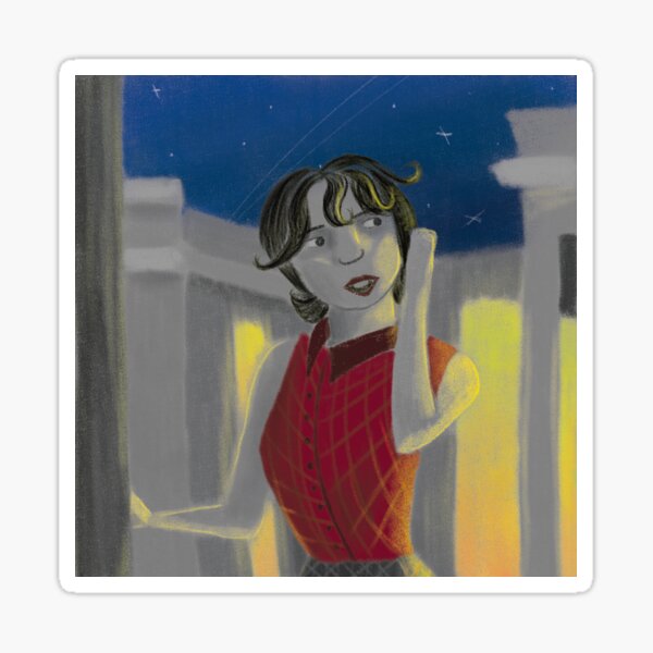 "Backlit Girl" Sticker for Sale by JTuckerman | Redbubble