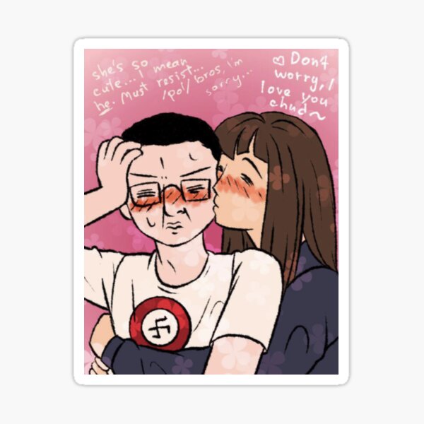 "Boymoder x Chud" Sticker for Sale by EveryPilled | Redbubble