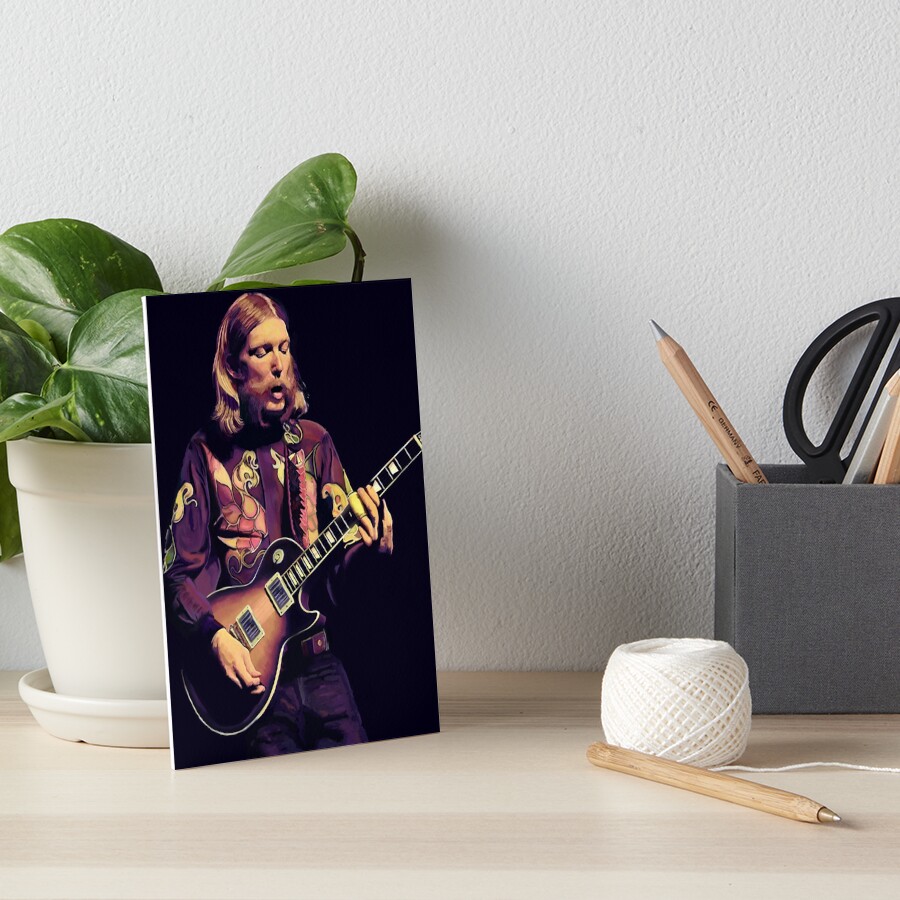 "Duane Allman Art: Painting of Allman Brothers Guitarist" Poster for ...