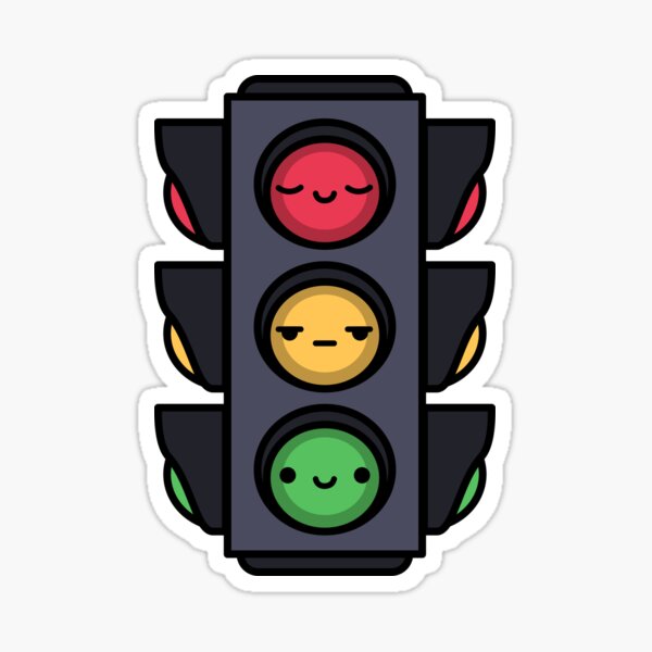 "Traffic Light" Sticker for Sale by joseanaya | Redbubble