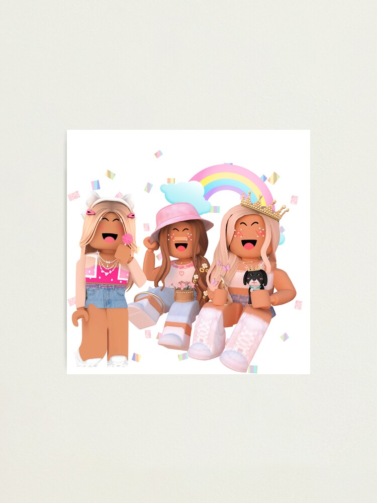 "Girl Roblox" Photographic Print for Sale by cindybernas | Redbubble