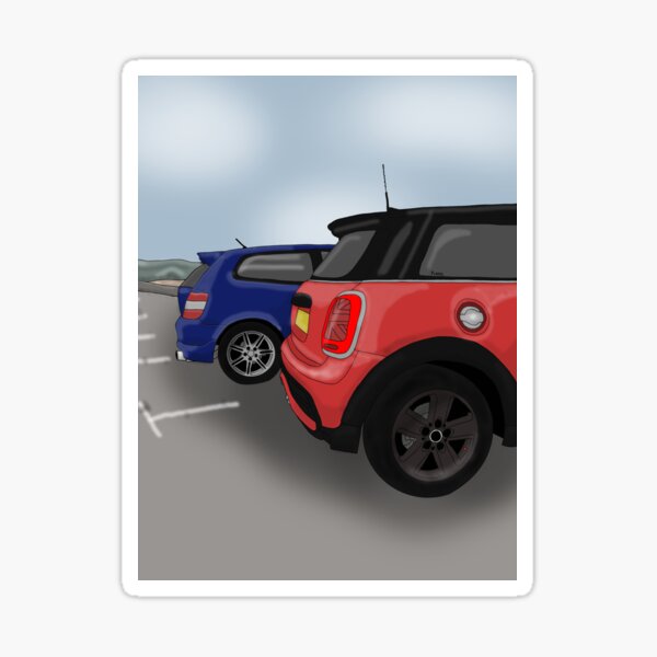 "Car Friends" Sticker for Sale by Yuken | Redbubble