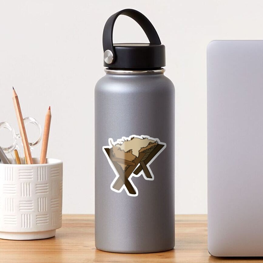 "Manger" Sticker for Sale by Abbiegq | Redbubble