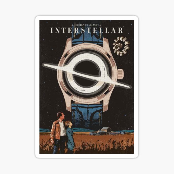 "interstellar " Sticker for Sale by helenallenn | Redbubble