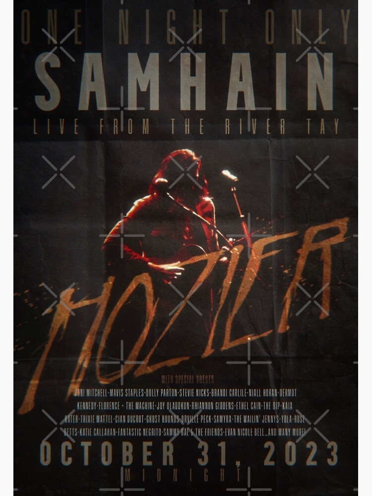 "Samhain Concert Poster (Hozier/Fan Art)" Poster for Sale by Dorothy ...