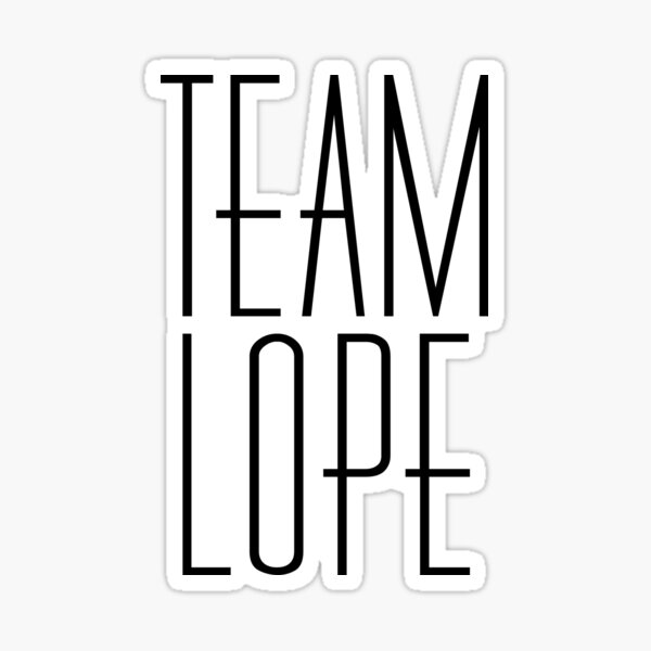 "TEAM LOPE! Rep Your B&B Fandom! #BoldandBeautiful" Sticker for Sale by ...