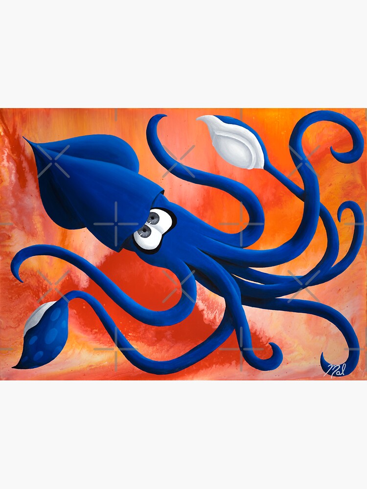 "Squid Ink" Sticker by MalMakes | Redbubble