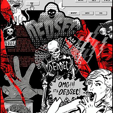 "Dedsec #1" Sticker for Sale by SpringGreensS | Redbubble