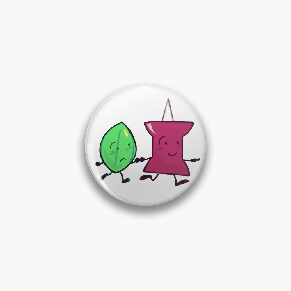 "Pin and Leafy running! - Bfdi / Bfb" Sticker for Sale by Scooterrat15 ...