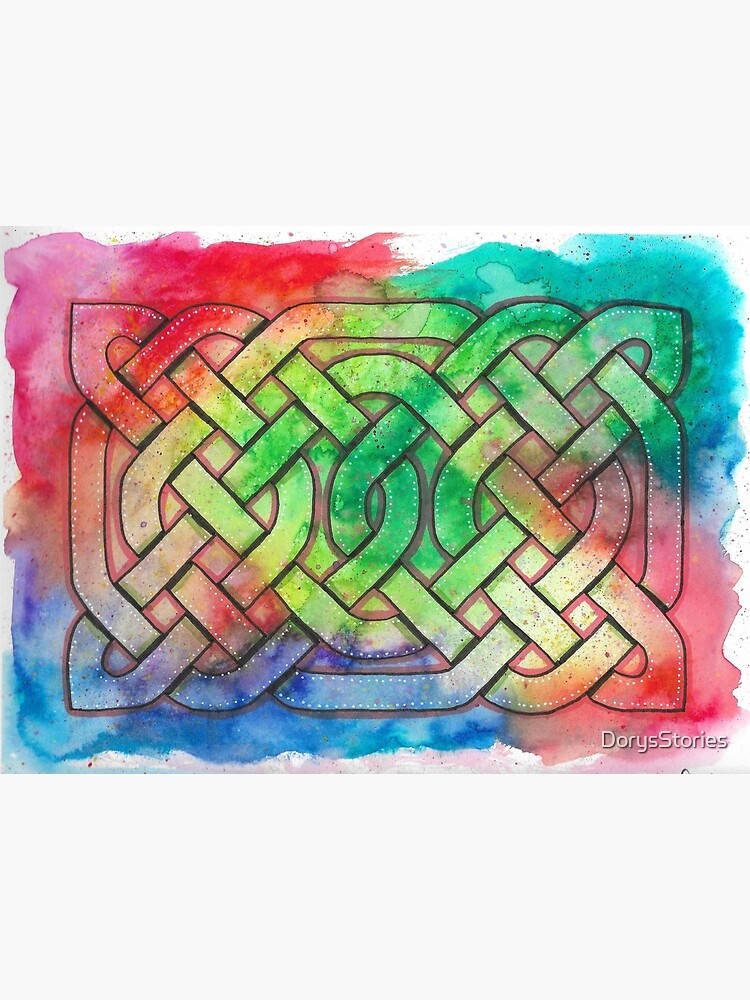 "Rainbow Celtic Knot" Art Print by DorysStories | Redbubble