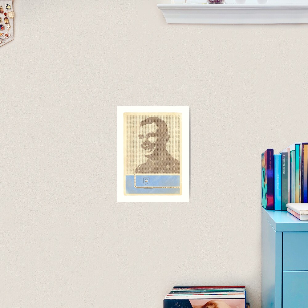 "Alan Turing " Art Print for Sale by twistedspeedo | Redbubble