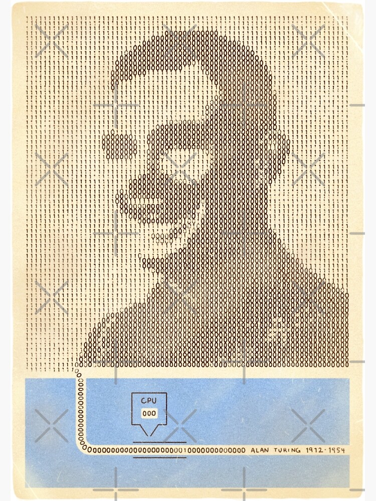 "Alan Turing " Art Print for Sale by twistedspeedo | Redbubble