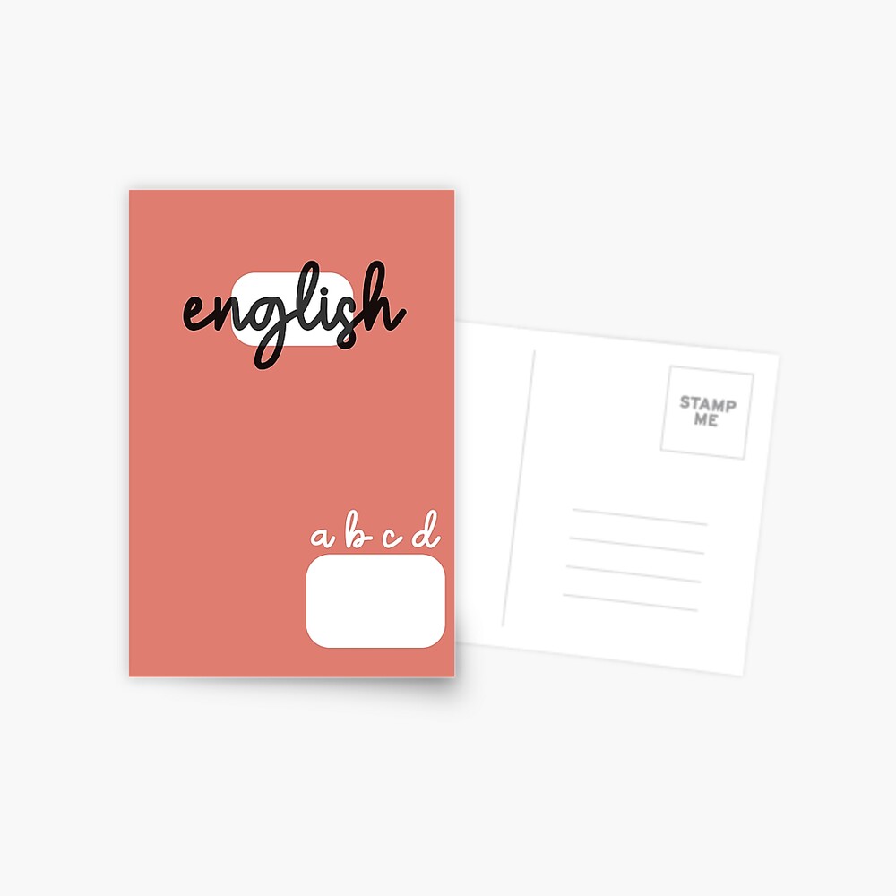 "English School Subject Labels" Sticker for Sale by Lisercold | Redbubble