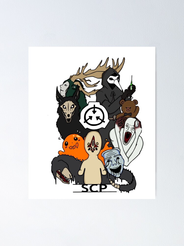 "SCP_s colored" Poster by lyvia-off | Redbubble