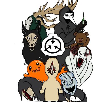 "SCP_s colored" Poster by lyvia-off | Redbubble