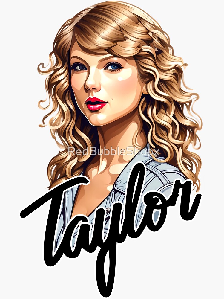 Taylor Evermore | Tswifts | Taylor Red Sticker Taylor Sticker taylor ...