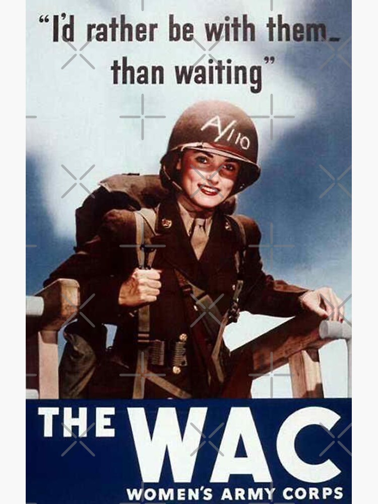 "Women's Army Corps WW2" Sticker for Sale by TheDonGiovanni | Redbubble