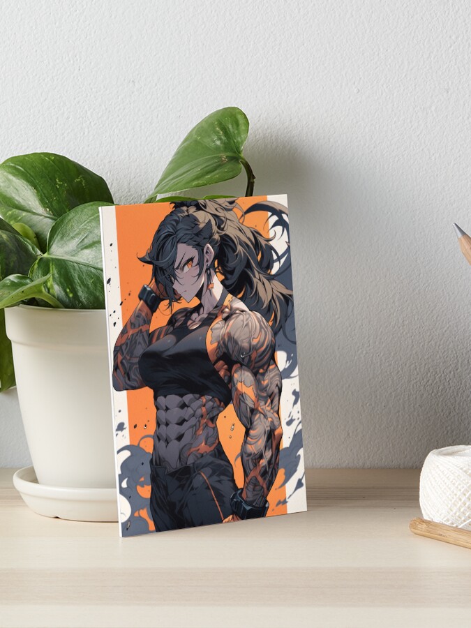 "Muscular Anime Girl Image, Anime Style Body Builder Girl, High Quality ...