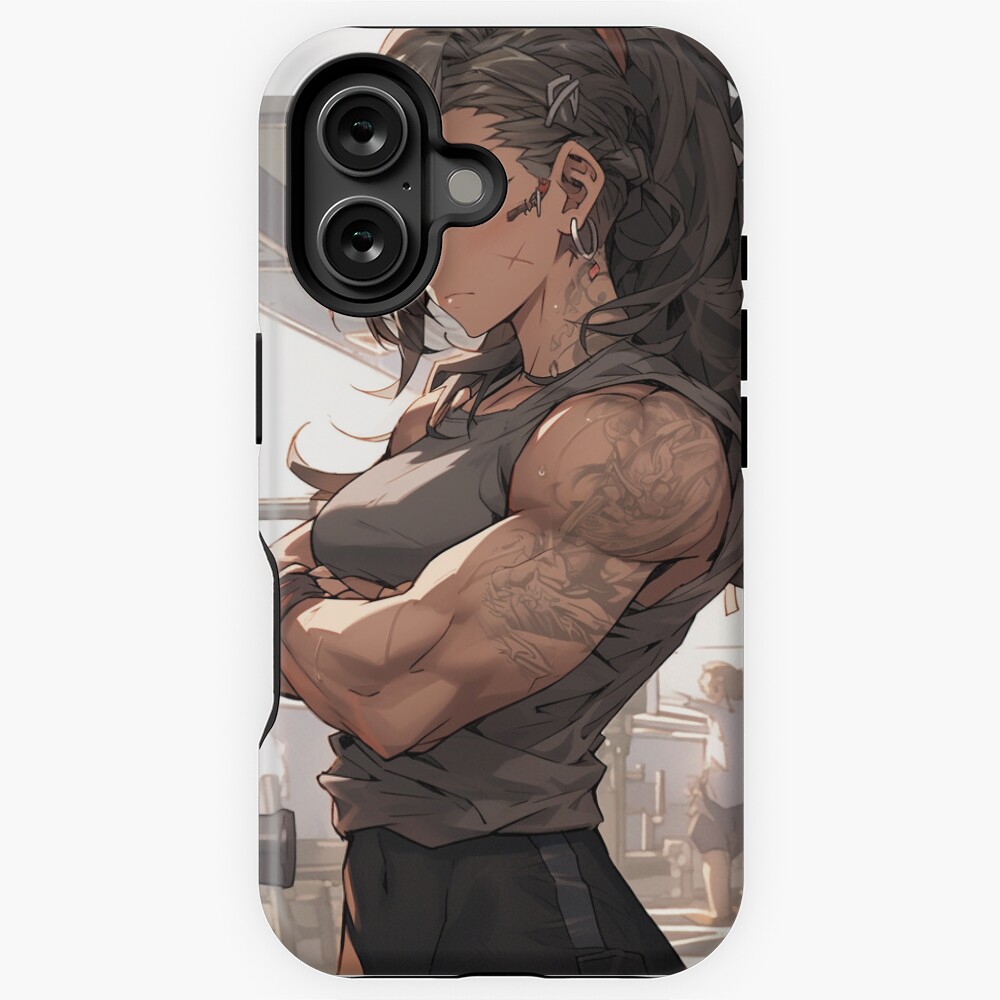 "Muscular Anime Girl Image, Anime Style Body Builder Girl, High Quality ...