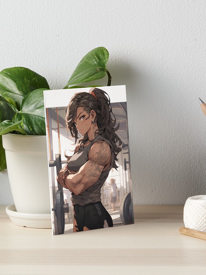"Muscular Anime Girl Image, Anime Style Body Builder Girl, High Quality ...