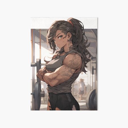 "Muscular Anime Girl Image, Anime Style Body Builder Girl, High Quality ...