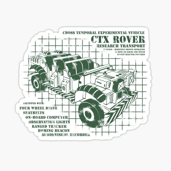 "Transdimensional Joyride" Sticker by EpcotServo | Redbubble