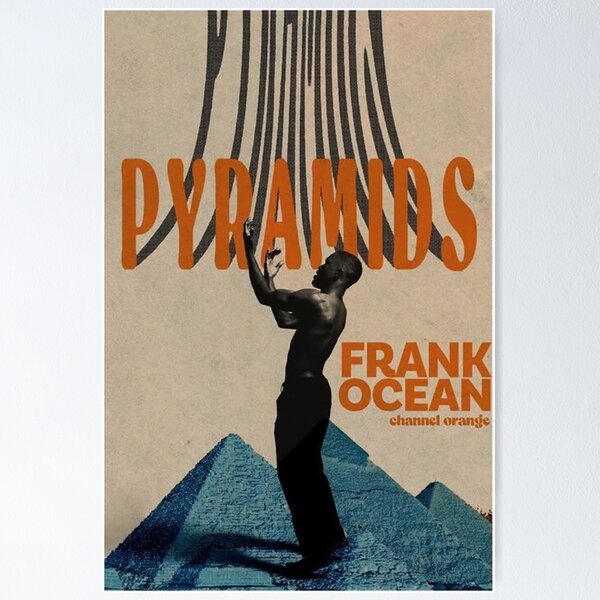 "Orange Pyramids" Poster for Sale by AzyriaBella | Redbubble