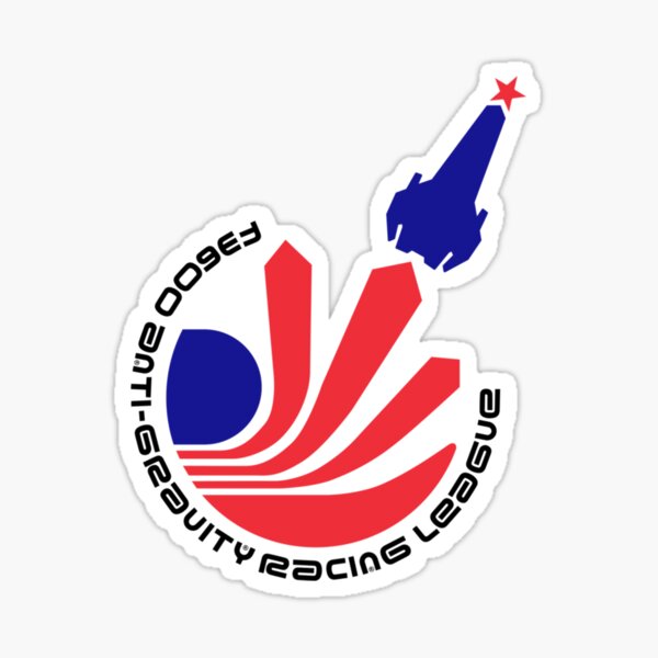 "Wipeout One F3600 League logo" Sticker by MurpyCarrington | Redbubble