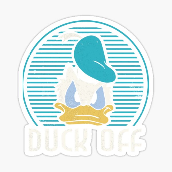 "Angry Duck Off" Sticker for Sale by CecilMedlin | Redbubble