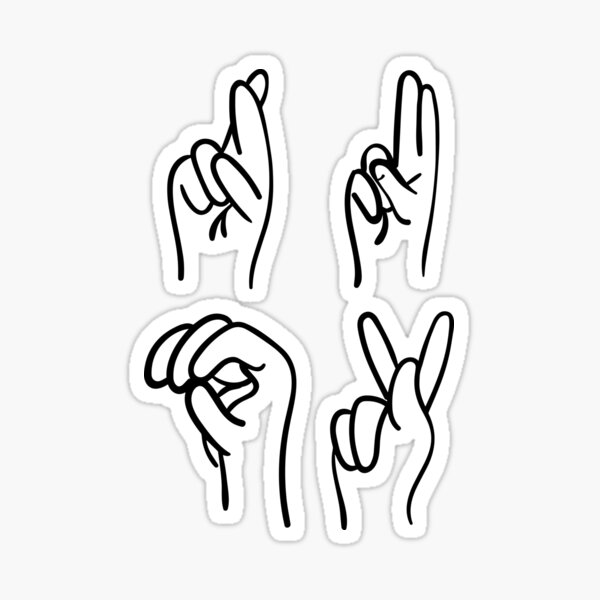 "International Day of Sign Languages" Sticker for Sale by nongengz ...