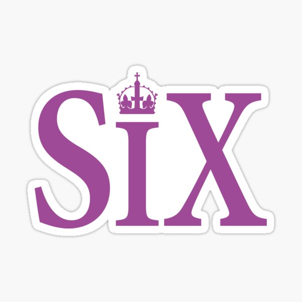 "Six the musical logo" Sticker for Sale by brunnnn | Redbubble