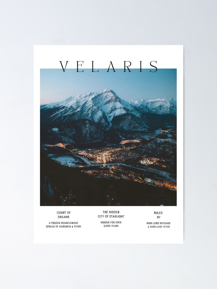 "Velaris Acotar" Poster for Sale by JosephFinleyoe | Redbubble