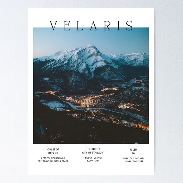 "Velaris Acotar" Poster for Sale by JosephFinleyoe | Redbubble