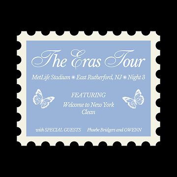 "East Rutherford Night 3 | THE ERAS TOUR" Sticker for Sale by luna ...
