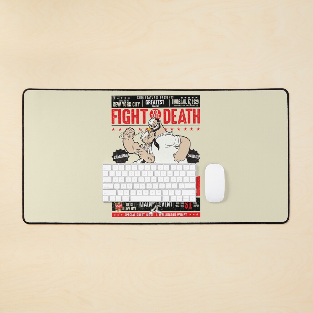 "Popeye vs. Bluto Fight Poster" Sticker for Sale by alhern67 | Redbubble