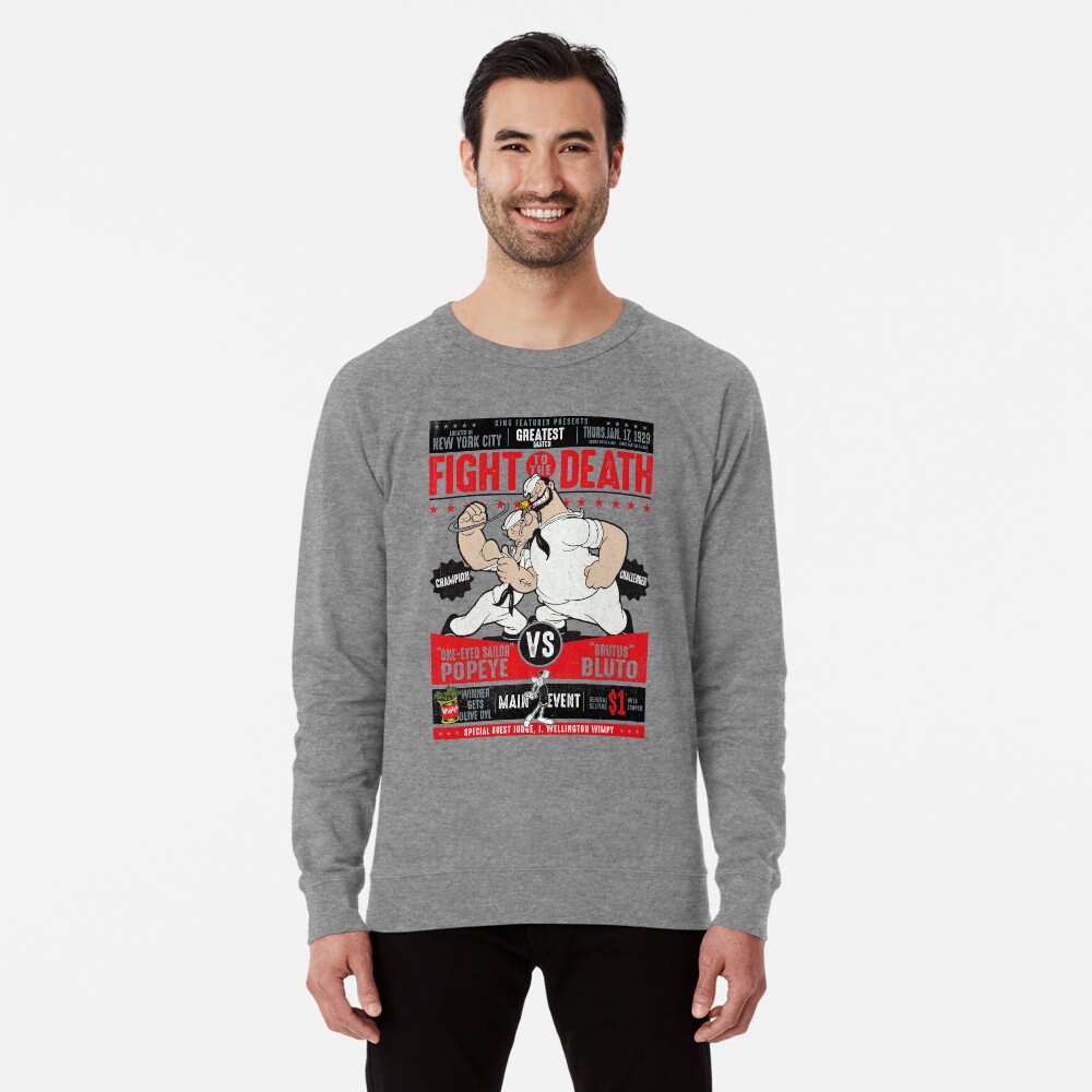 "Popeye vs. Bluto Fight Poster" Sticker for Sale by alhern67 | Redbubble