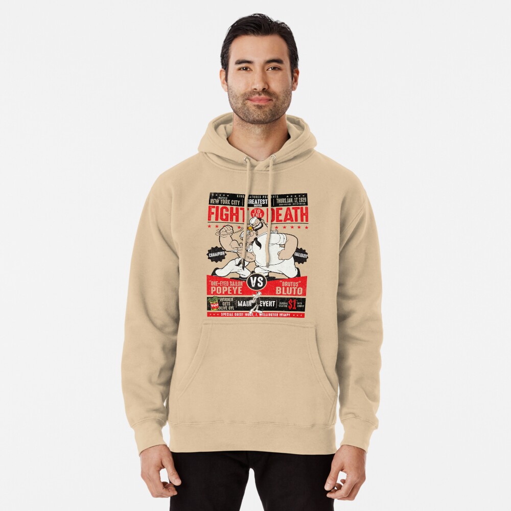 "Popeye vs. Bluto Fight Poster" Sticker for Sale by alhern67 | Redbubble