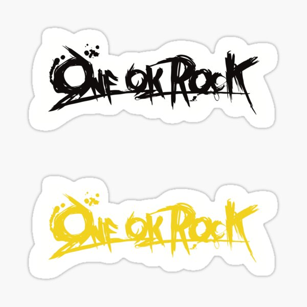 "One ok rock,one ok v6" Sticker for Sale by HorrorCat | Redbubble