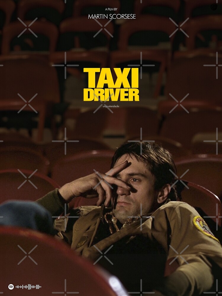 "taxy driver by martin scorsese" Poster for Sale by unposteralsole ...
