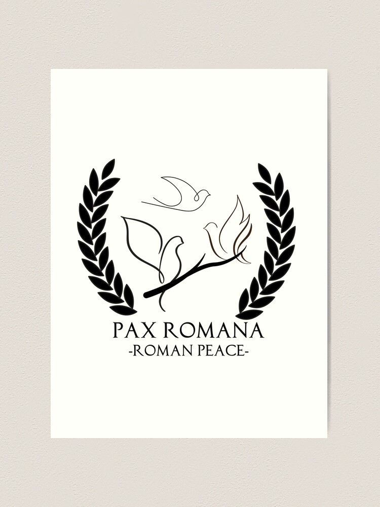 Roman Peace Symbol Roman Eagle Inscription Senatus Populus Que Romanus