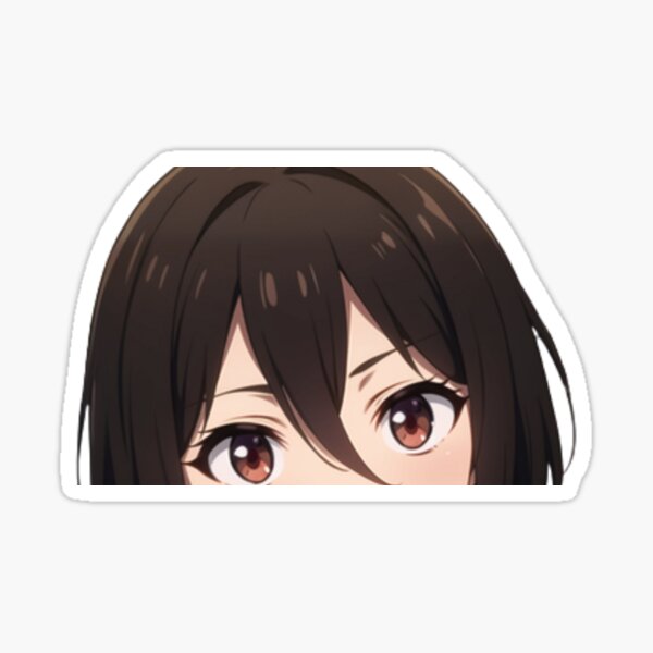 "Peeping Waifu Slap Sticker" Sticker for Sale by Padilla Designs And ...