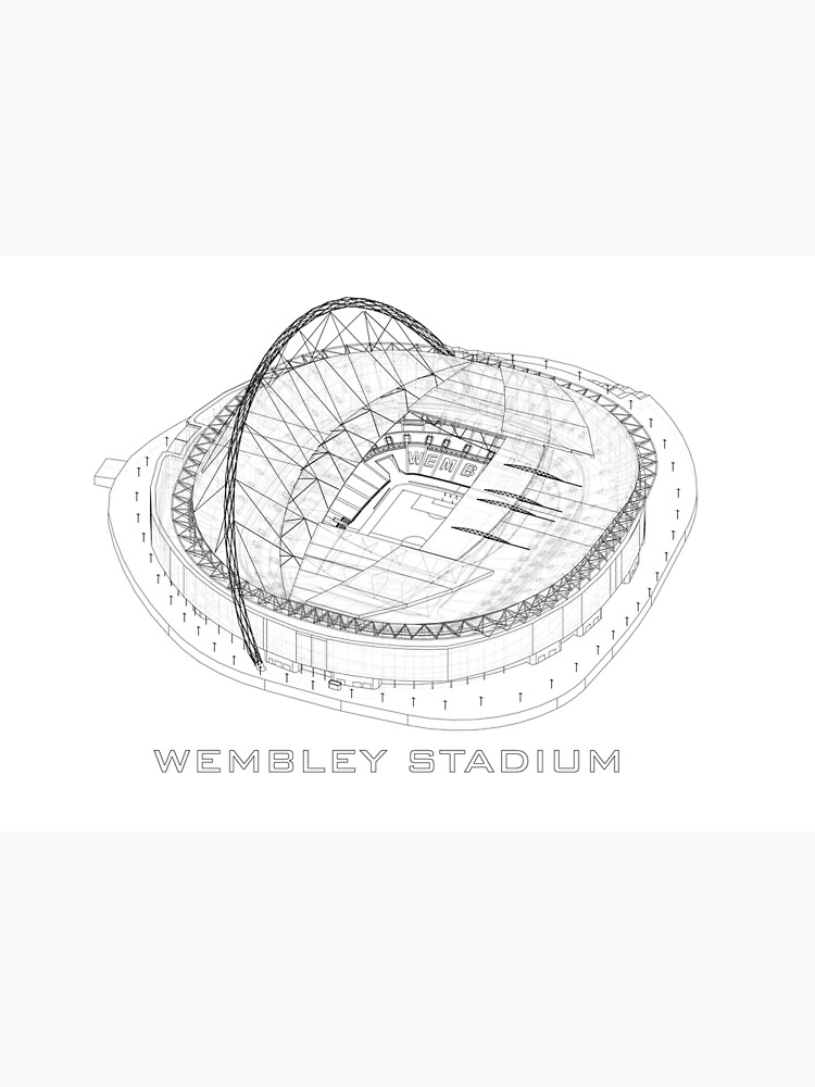 Drawing Of Wembley Stadium