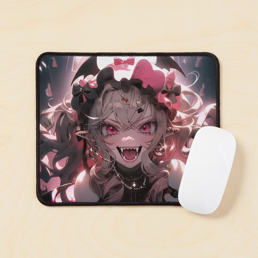 "Cute Wicked Hissing Vampire Anime Girl" Art Print for Sale by ...