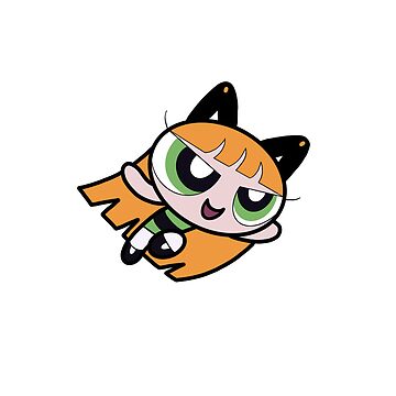 "NewJeans Haerin Powerpuff Girl" Sticker for Sale by JessicasGarden ...