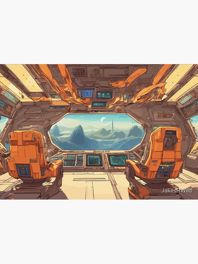 "Captain's View: Inside the Spaceship Cockpit, Witnessing Alien Worlds ...