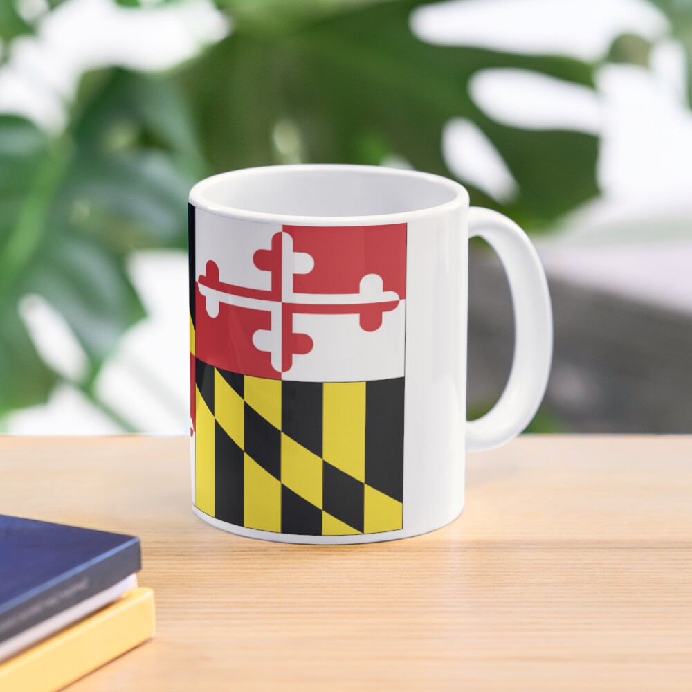 "Maryland Flag" Sticker for Sale by designshareco | Redbubble