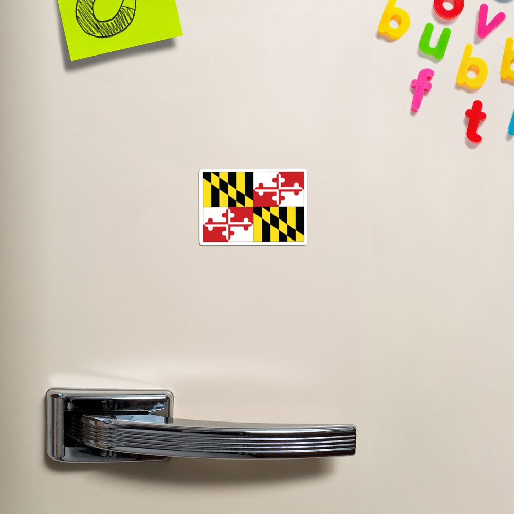 "Maryland Flag" Sticker for Sale by designshareco | Redbubble